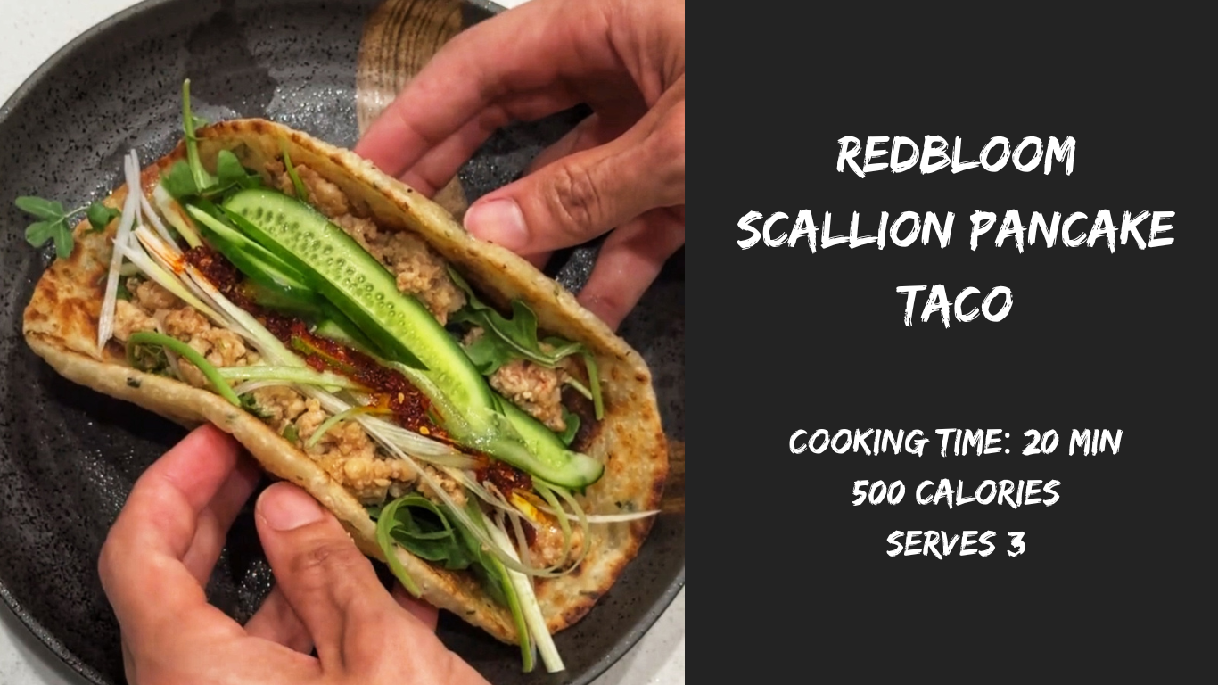 Redbloom Scallion Pancake Taco Recipe